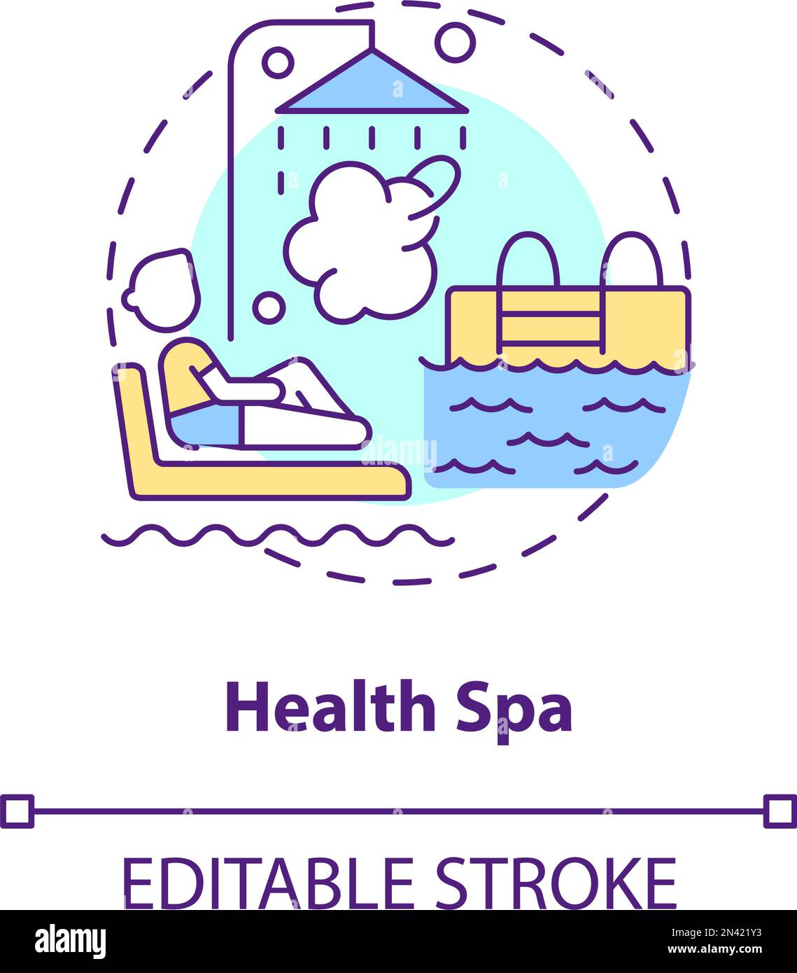 Hydrothermal pool Stock Vector Images - Alamy