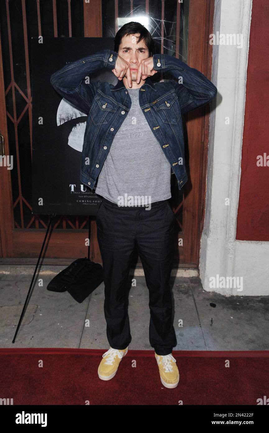 Justin Long arrives at the LA Premiere Of "Tusk" on Tuesday, Sept.16 ...