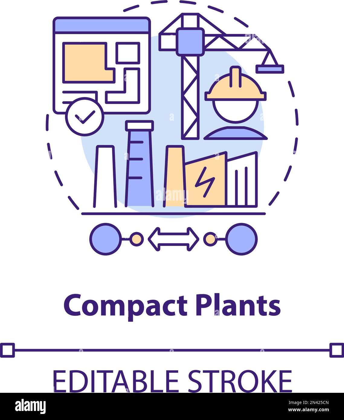 Compact plants concept icon Stock Vector Image & Art - Alamy