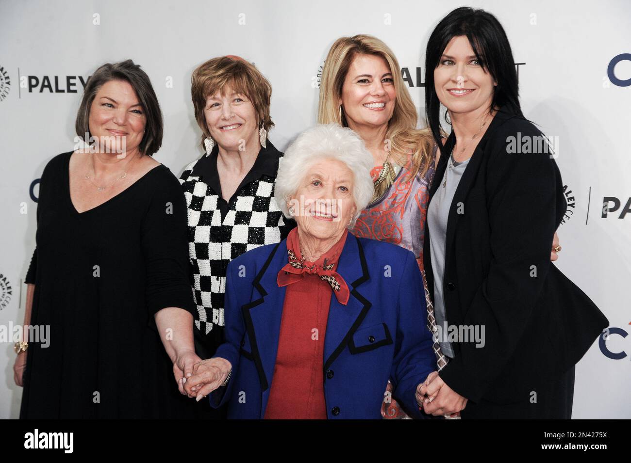 From left, Mindy Cohn, Geri Jewell, Lisa Whelchel, Charlotte Rae, and ...