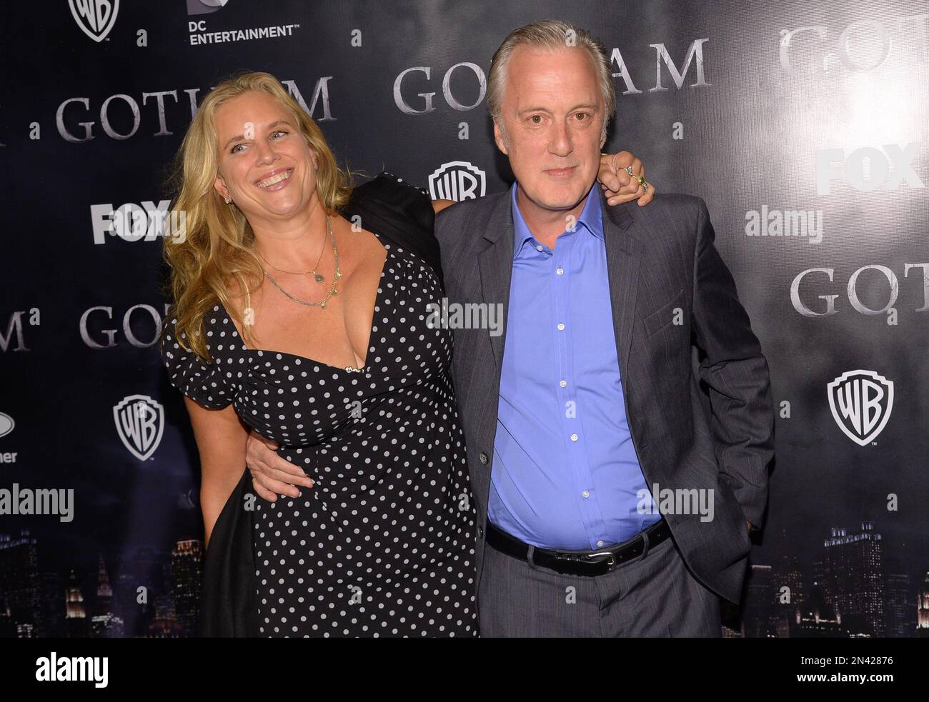 Executive producer and writer Bruno Heller and wife Miranda Phillips ...