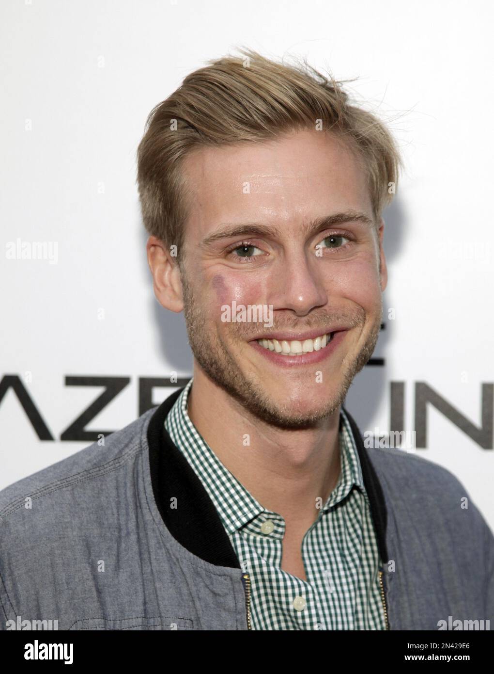 Zachary Booth attends a screening of "The Maze Runner" hosted by Twentieth Century Fox and Teen ...
