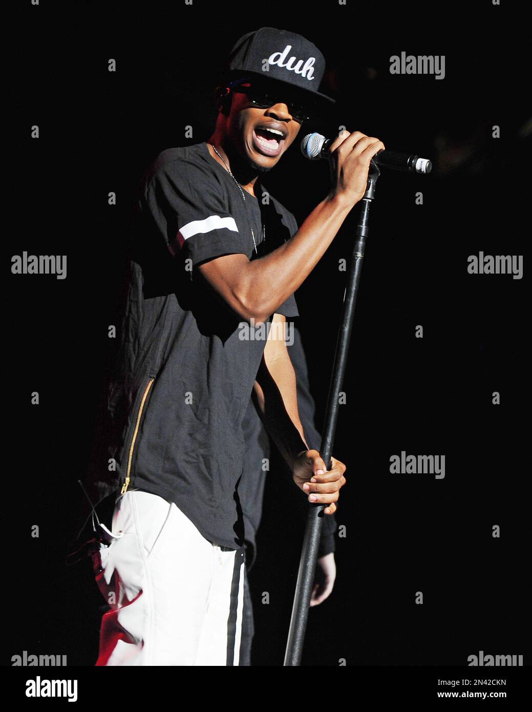 Malcolm Kelley of MKTO performs during the Demi World Tour at the ...