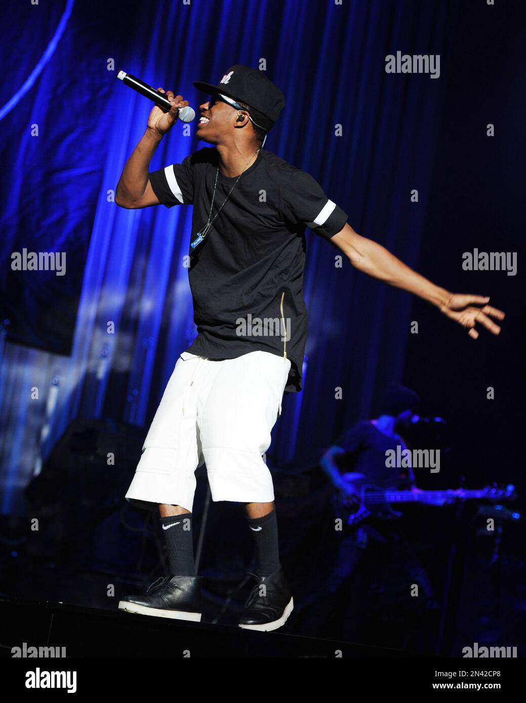 Malcolm Kelley of MKTO performs during the Demi World Tour at the ...