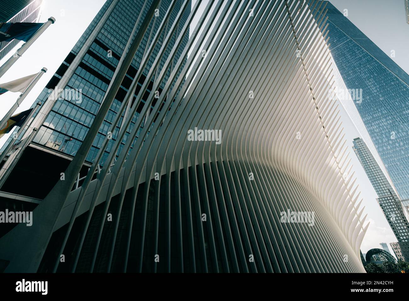The amazing architecture of the Oculus in New York Stock Photo - Alamy