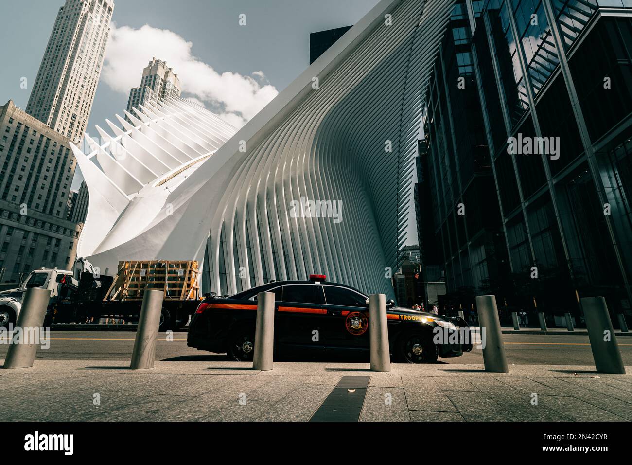 The amazing architecture of the Oculus in New York Stock Photo - Alamy