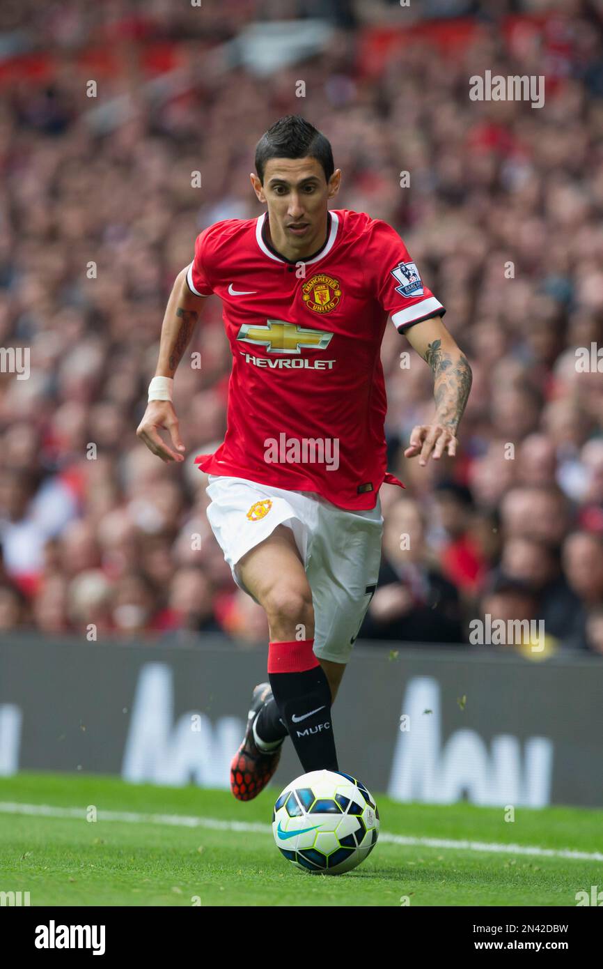 Manchester United's Angel Di Maria is seen during his team's Queens ...