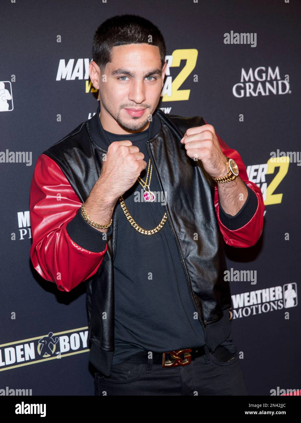 Danny Garcia arrives at the VIP Pre-Fight Party for Mayhem: Mayweather ...