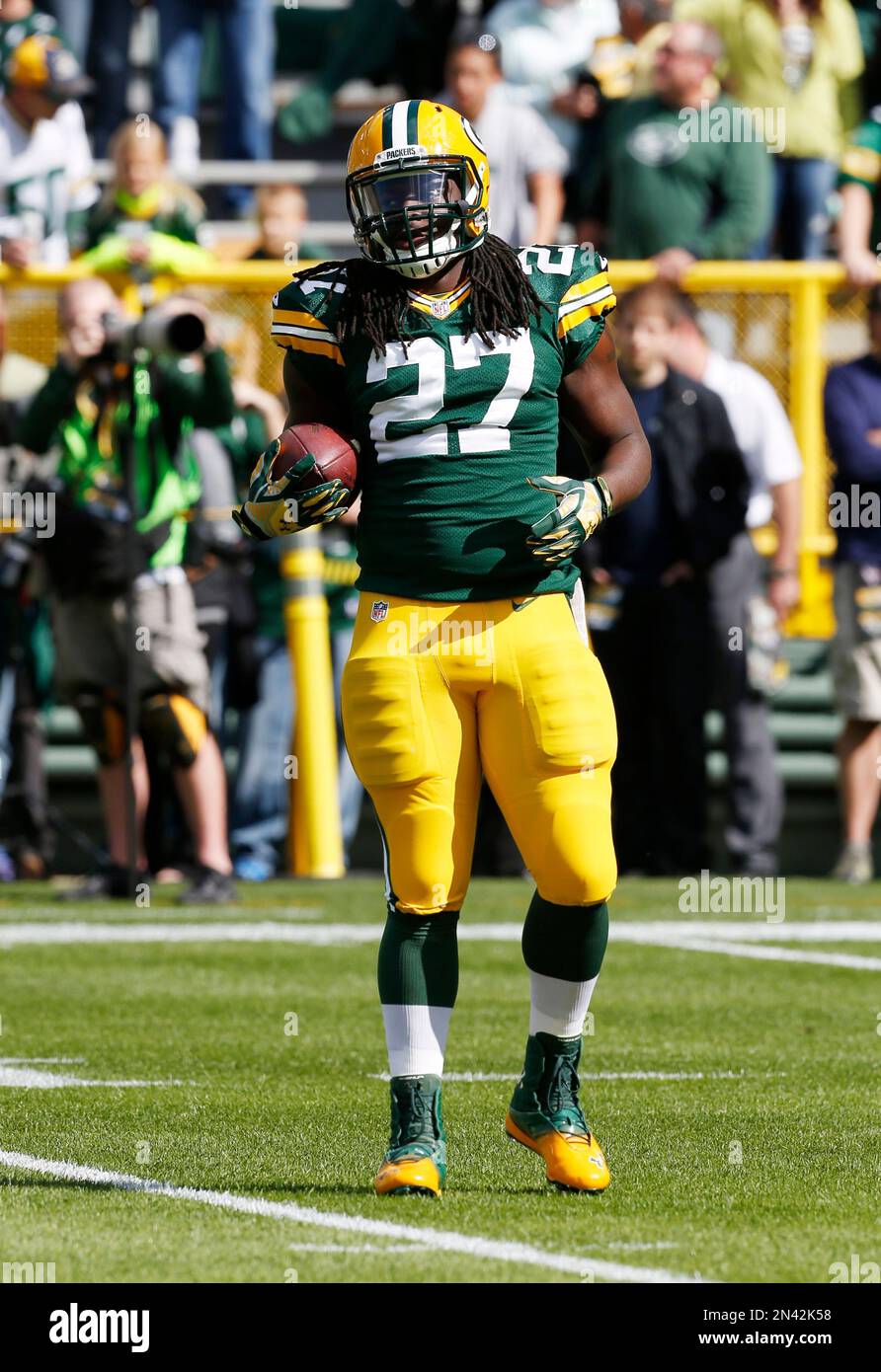 Green Bay Packers' Eddie Lacy before an NFL football game against the ...