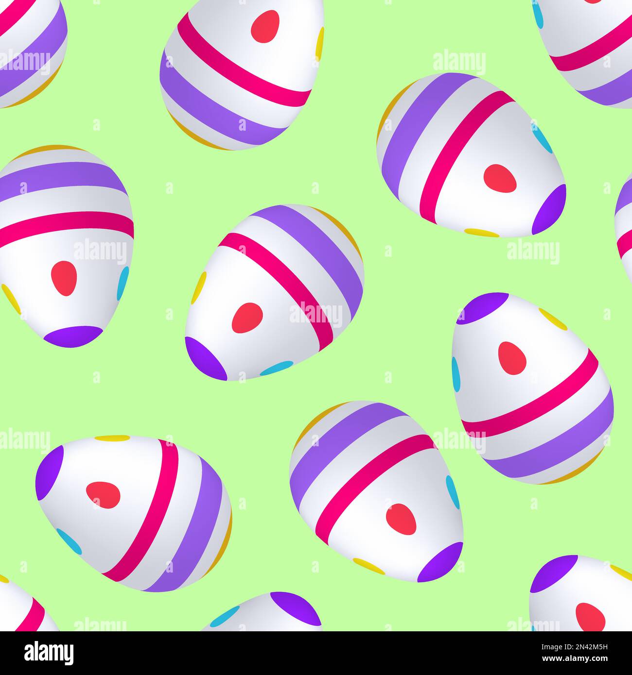 Realistic easter egg pattern for print and design. Vector illustration ...