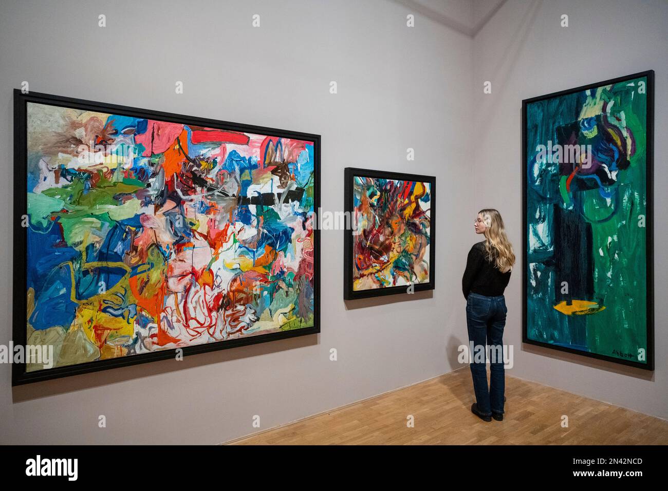 London, UK. 8 February 2023. (L to R) "Jump In and Move Around", 1961 ...