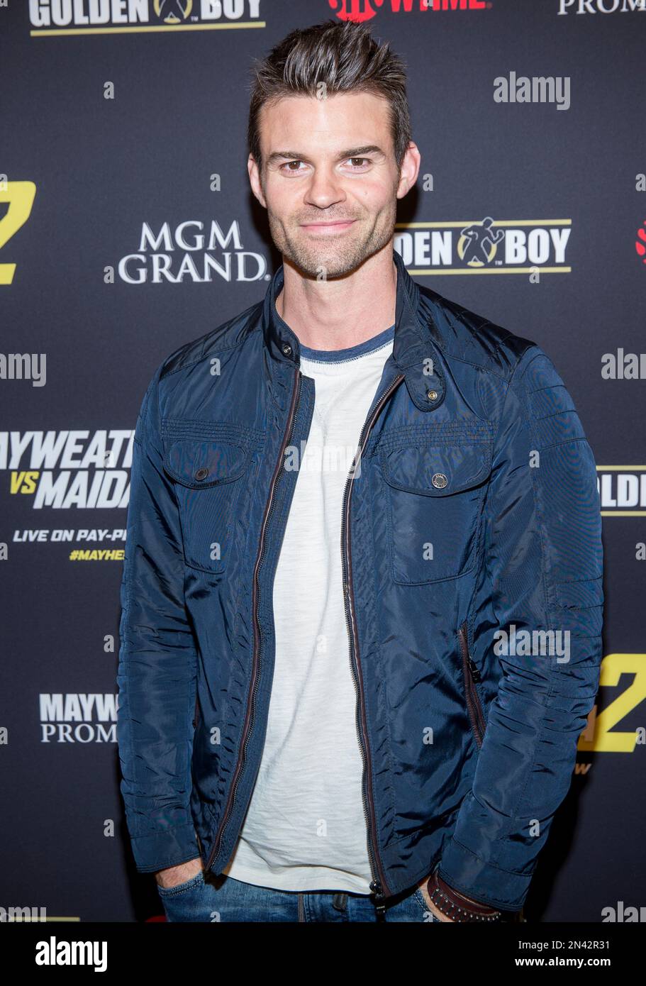 Daniel Gillies arrives at the VIP Pre-Fight Party for Mayhem ...