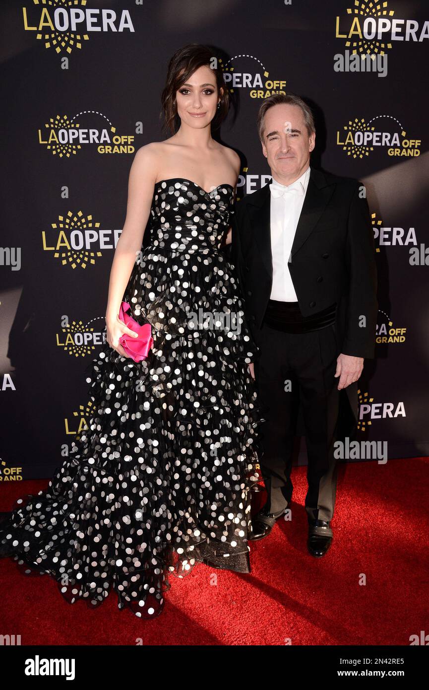 EXCLUSIVE - Actress Emmy Rossum, left, and LA Opera conductor James ...