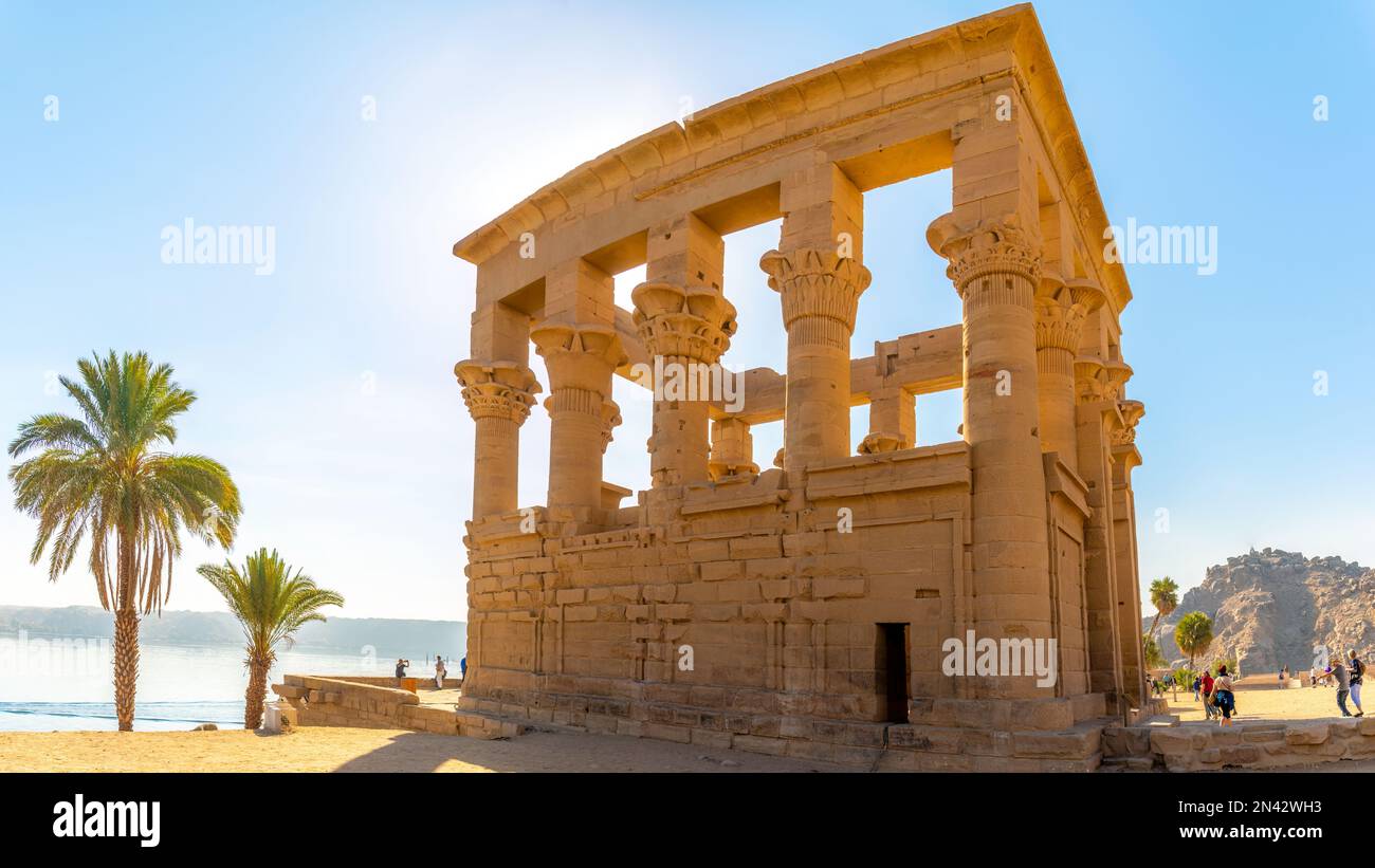 Trajans kiosk temple philae hi-res stock photography and images - Alamy