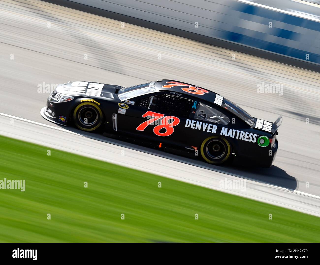 NASCAR driver Martin Truex Jr. (78), drives his car during final ...