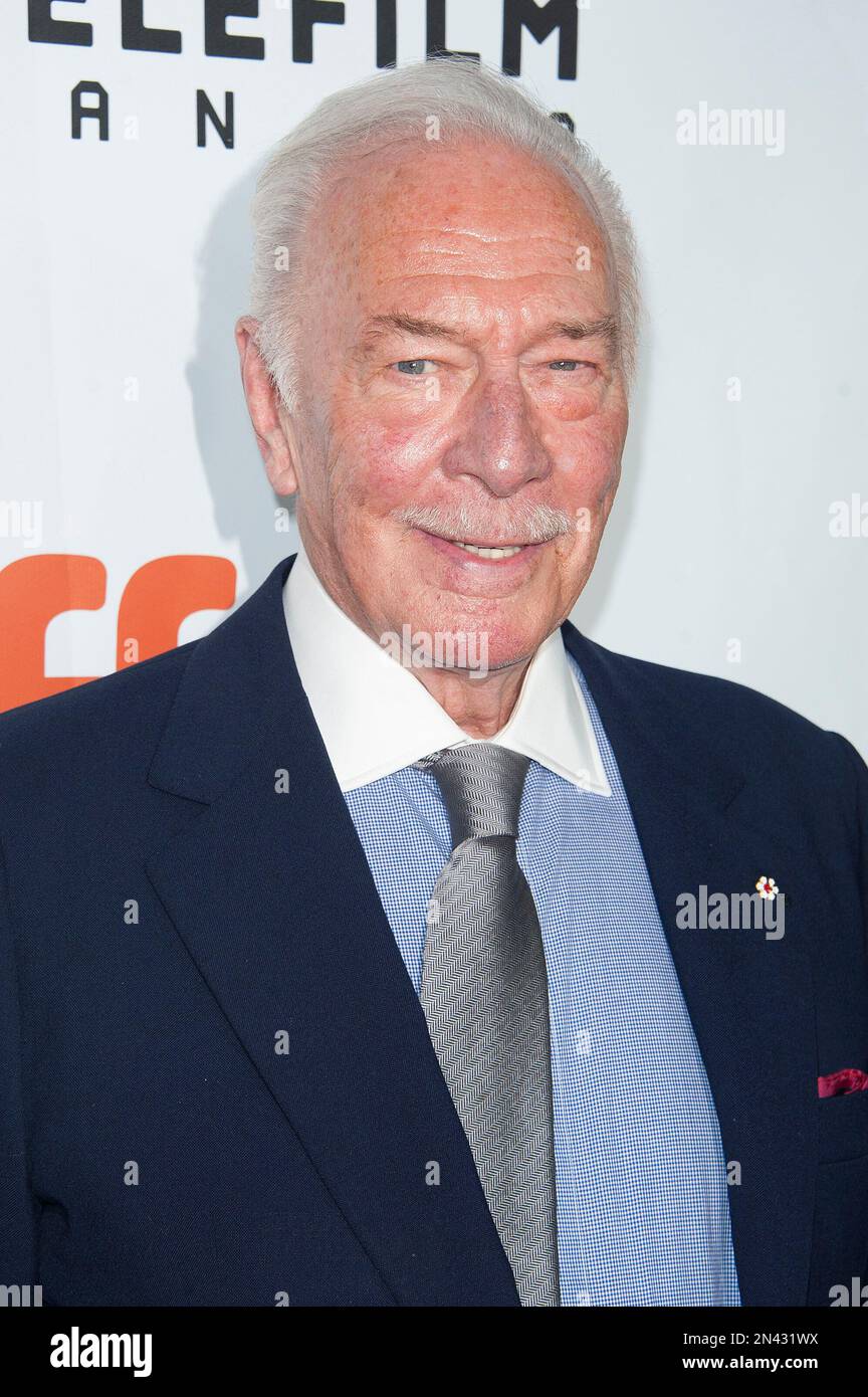 Actor Christopher Plummer seen at the premiere of "The Forger" at Roy ...