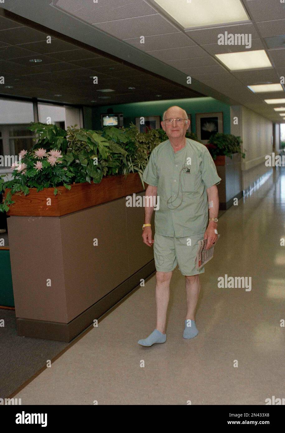 William Van Rij, 70, of Christchurch, New Zealand, is shown at a press ...
