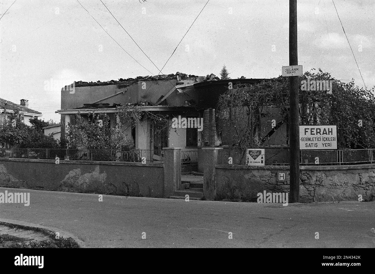 Some 50 homes were attacked by Greek Cypriots in the Turkish sector of ...