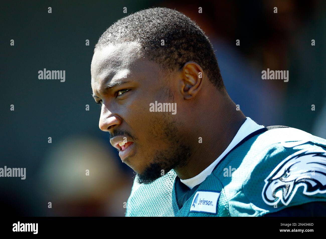 Philadelphia Eagles running back LeSean McCoy walks on the field for ...