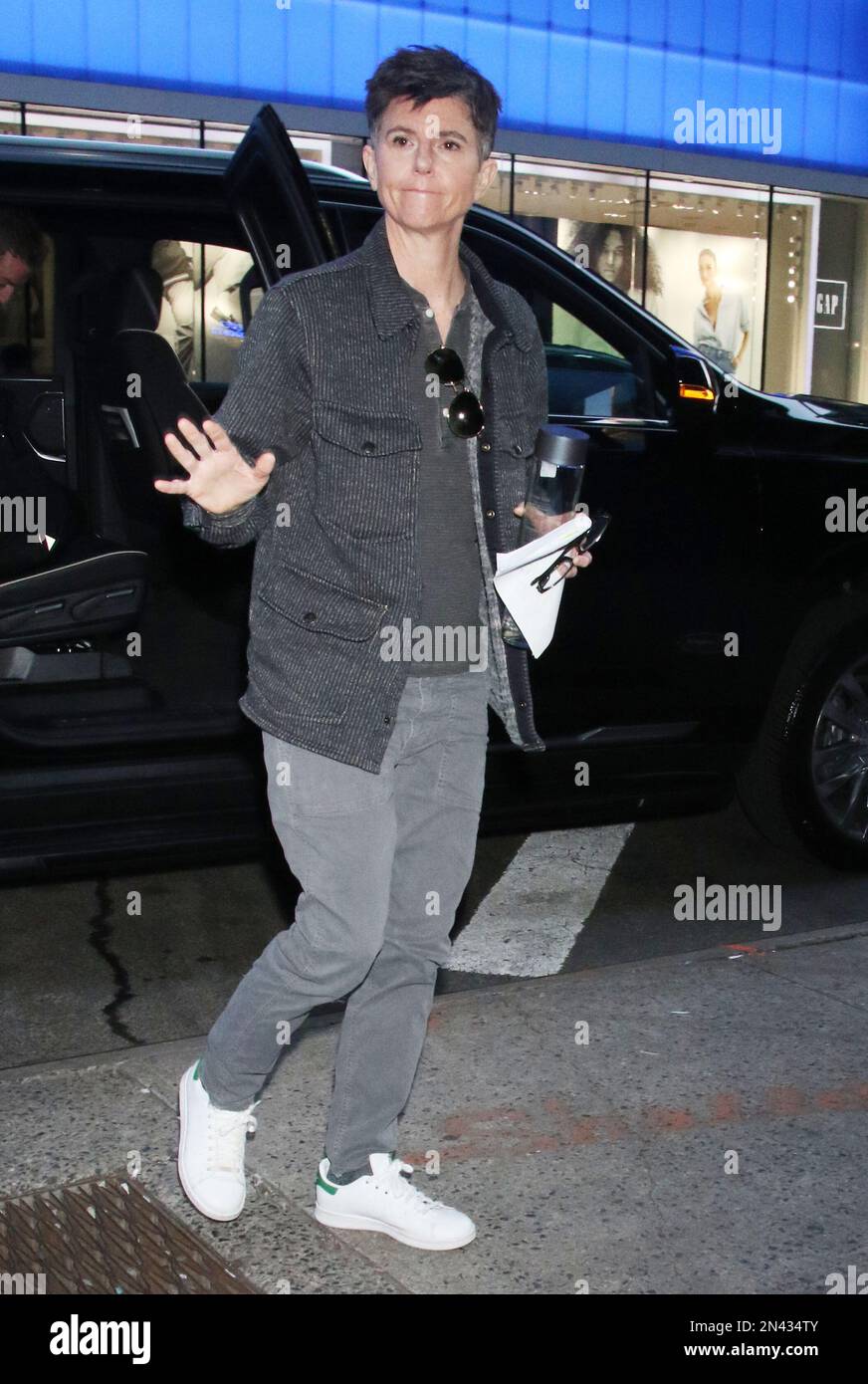 Tig Notaro on Good Morning America to talk about new movie Your Place ...