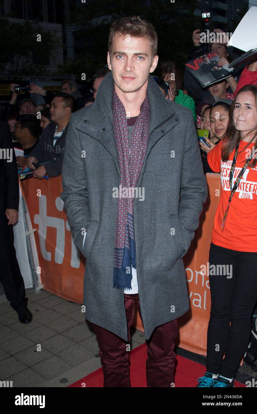 Actor Hayden Christensen seen at the premiere of "American Heist" at ...
