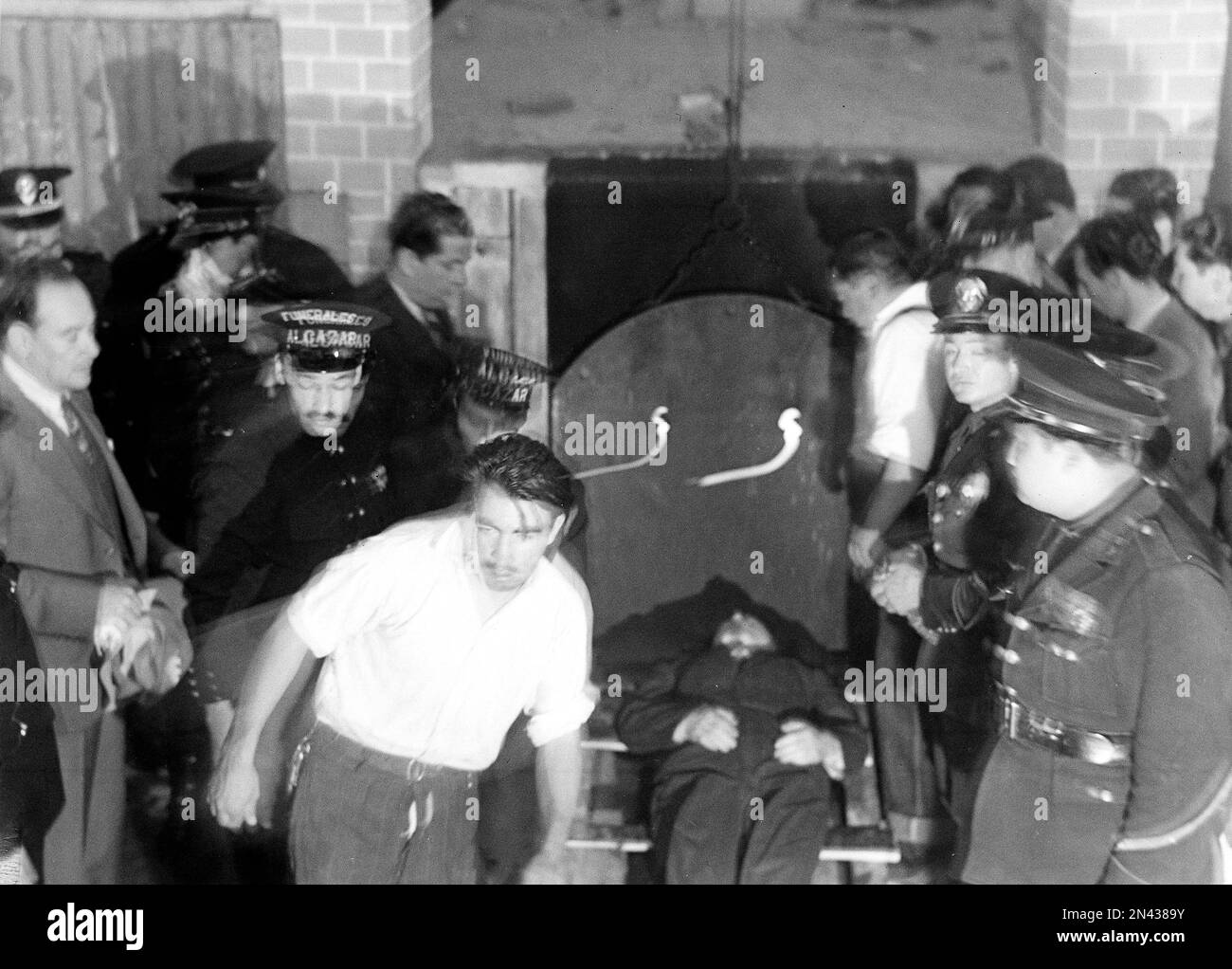 The body of slain Russian revolutionary, Leon Trotsky, is shown ...