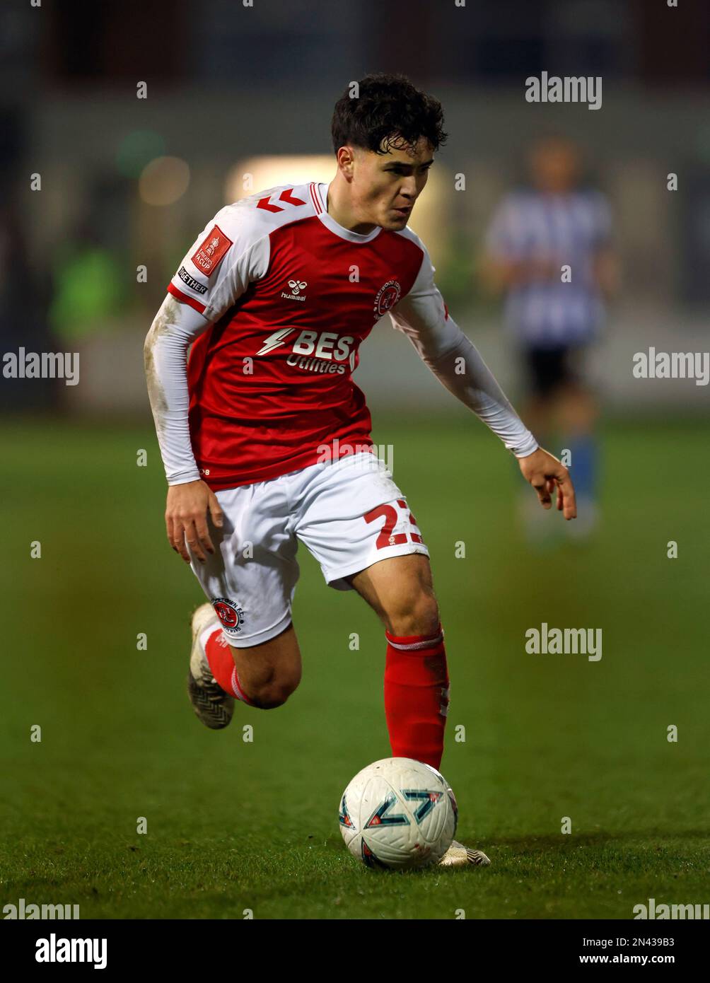 Fleetwood Town's Phoenix Patterson during the FA Cup fourth round ...