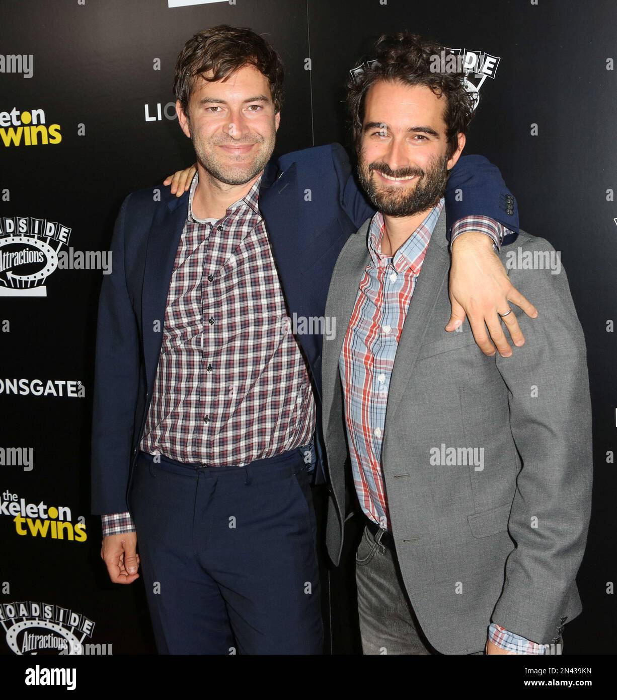 Mark Duplass and Jay Duplass seen at The Skeleton Twins premiere at ...