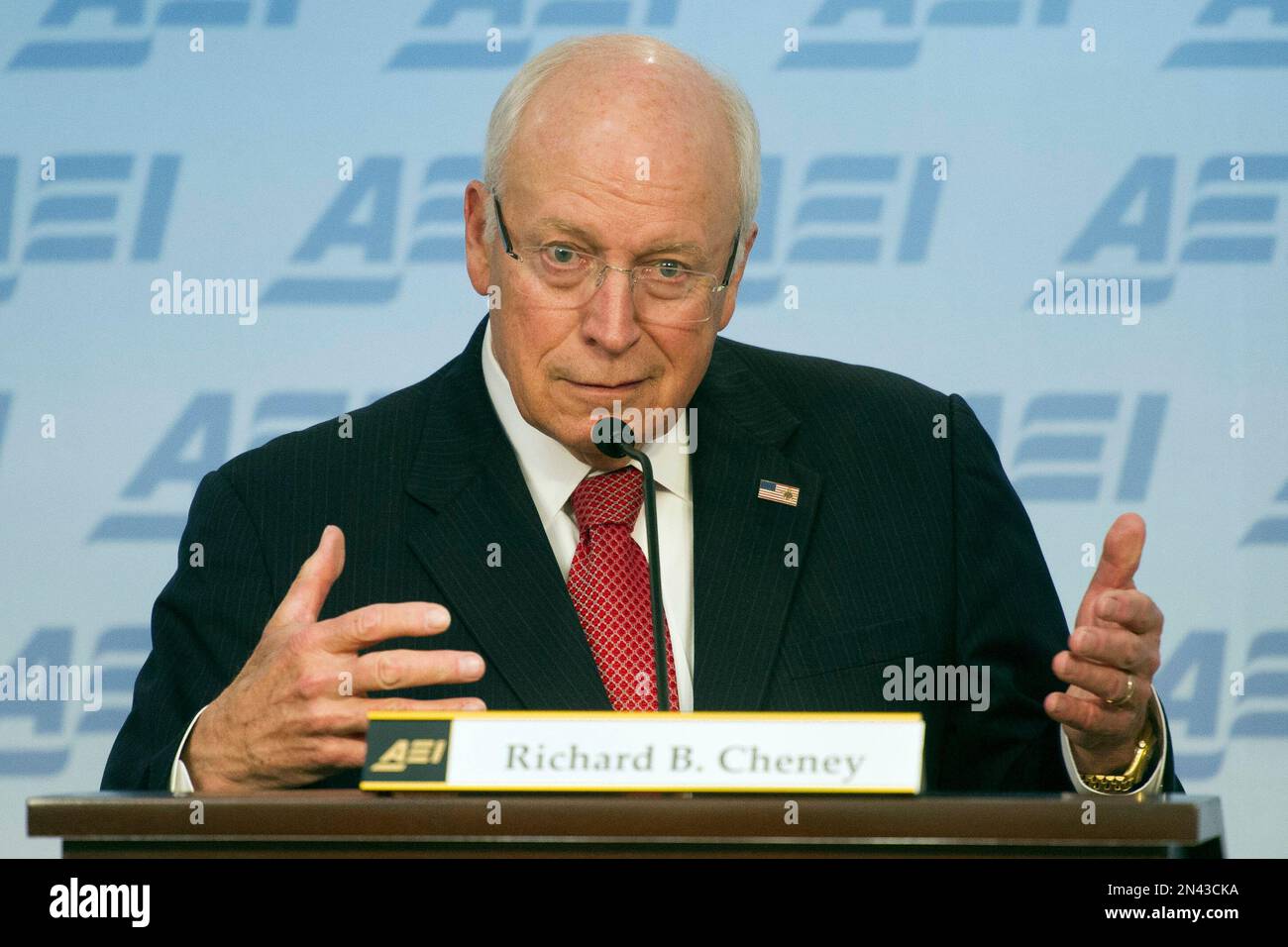 Former Vice President Dick Cheney speaks at the American Enterprise ...