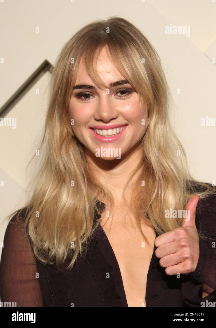 British model and actress Suki Waterhouse poses during a photo call of ...