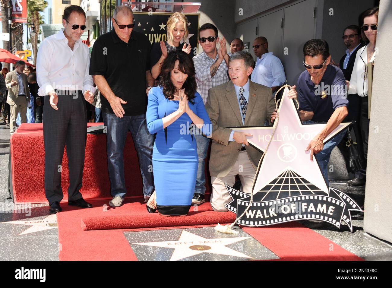 Katey Sagal attends the ceremony honoring her with a star on The Hollywood Walk Of Fame on ...