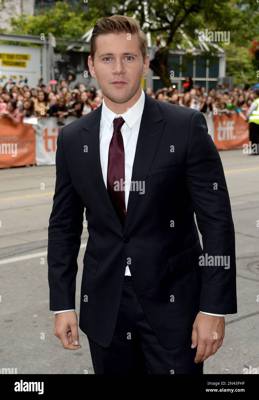 Allen Leech attends the premiere of "The Imitation Game" on day 6 of ...