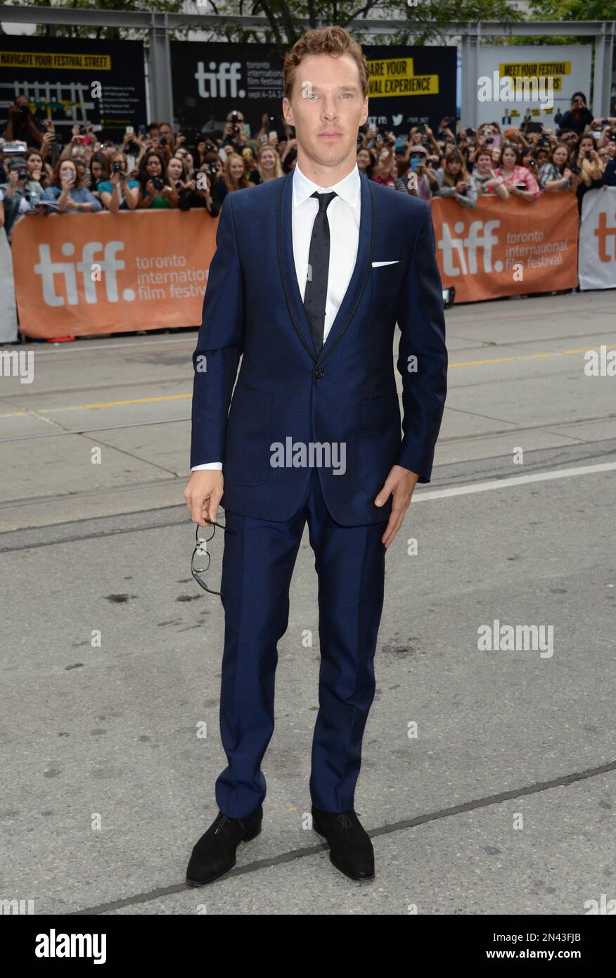 Benedict Cumberbatch attends the premiere of "The Imitation Game" on ...