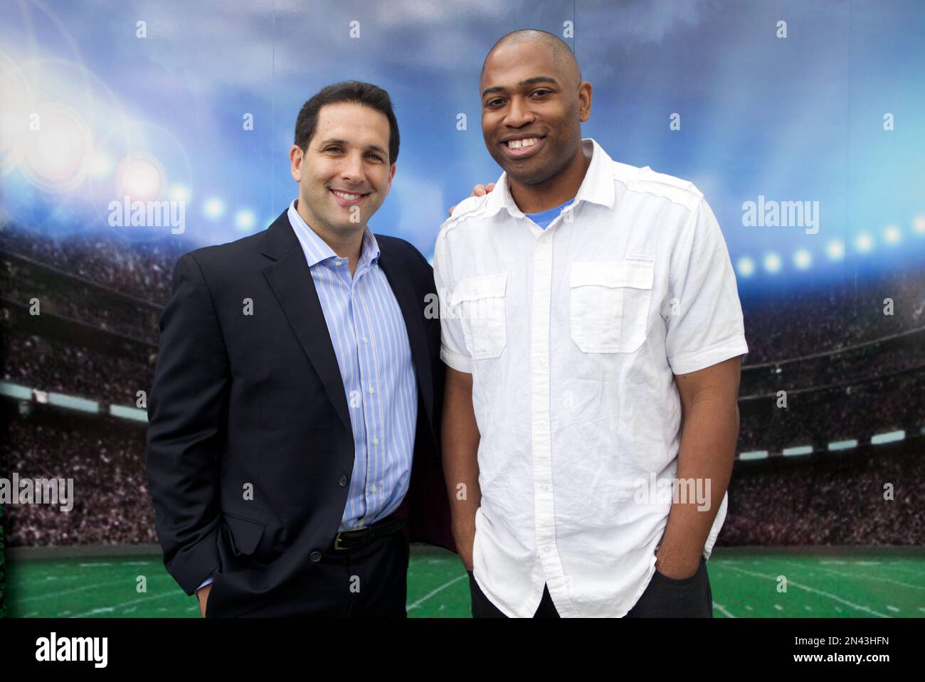 In this photo provided by Courtyard ESPN NFL Insider Adam Schefter ...