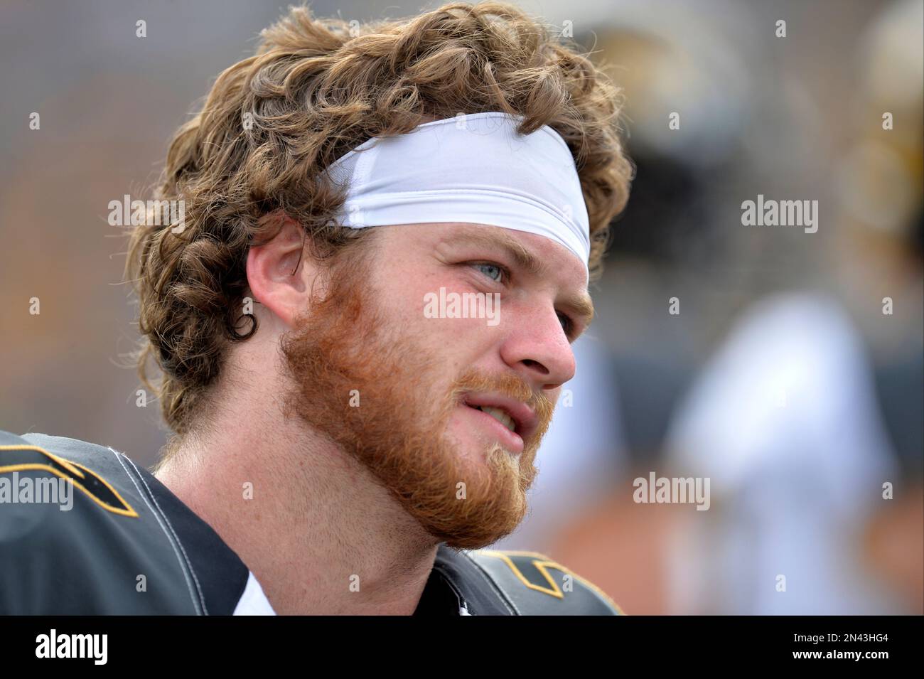 Missouri Tigers quarterback Maty Mauk (7) stands on the sideline in the ...