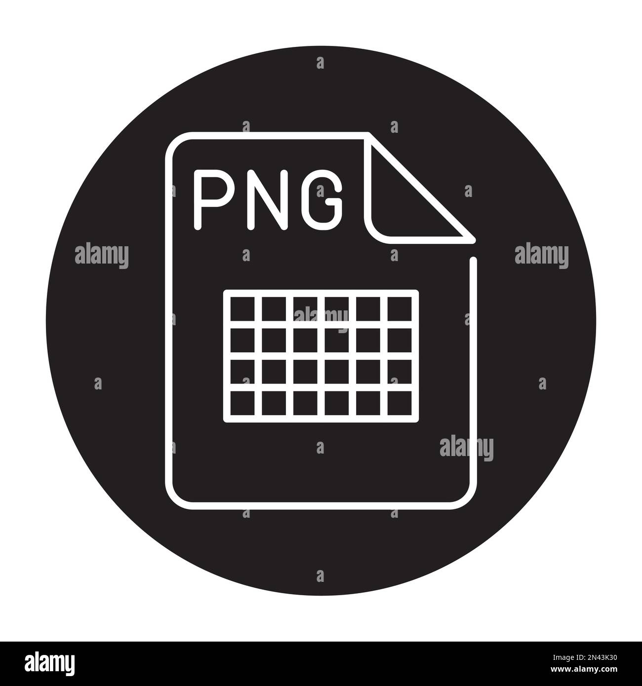 PNG file color line icon. Format and extension of documents Stock ...