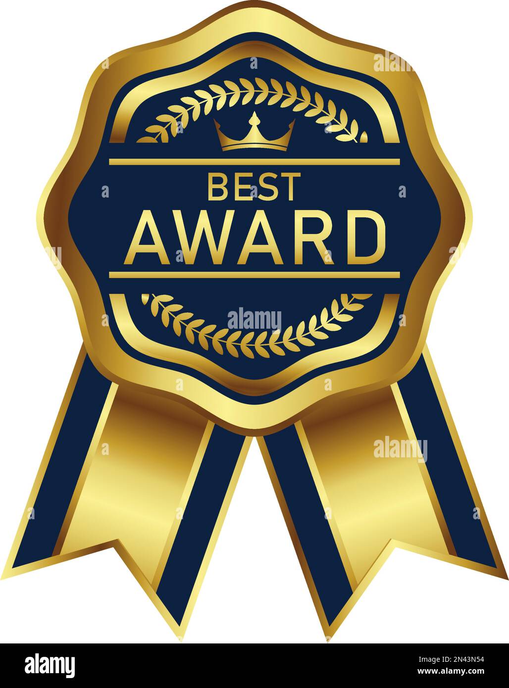 a lavish badge, with an elegant golden hue. Suitable for best selling ...