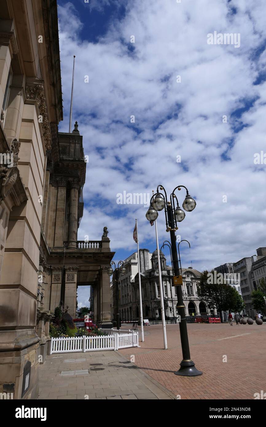 Beautiful clouds as background in birmingham hi-res stock photography ...