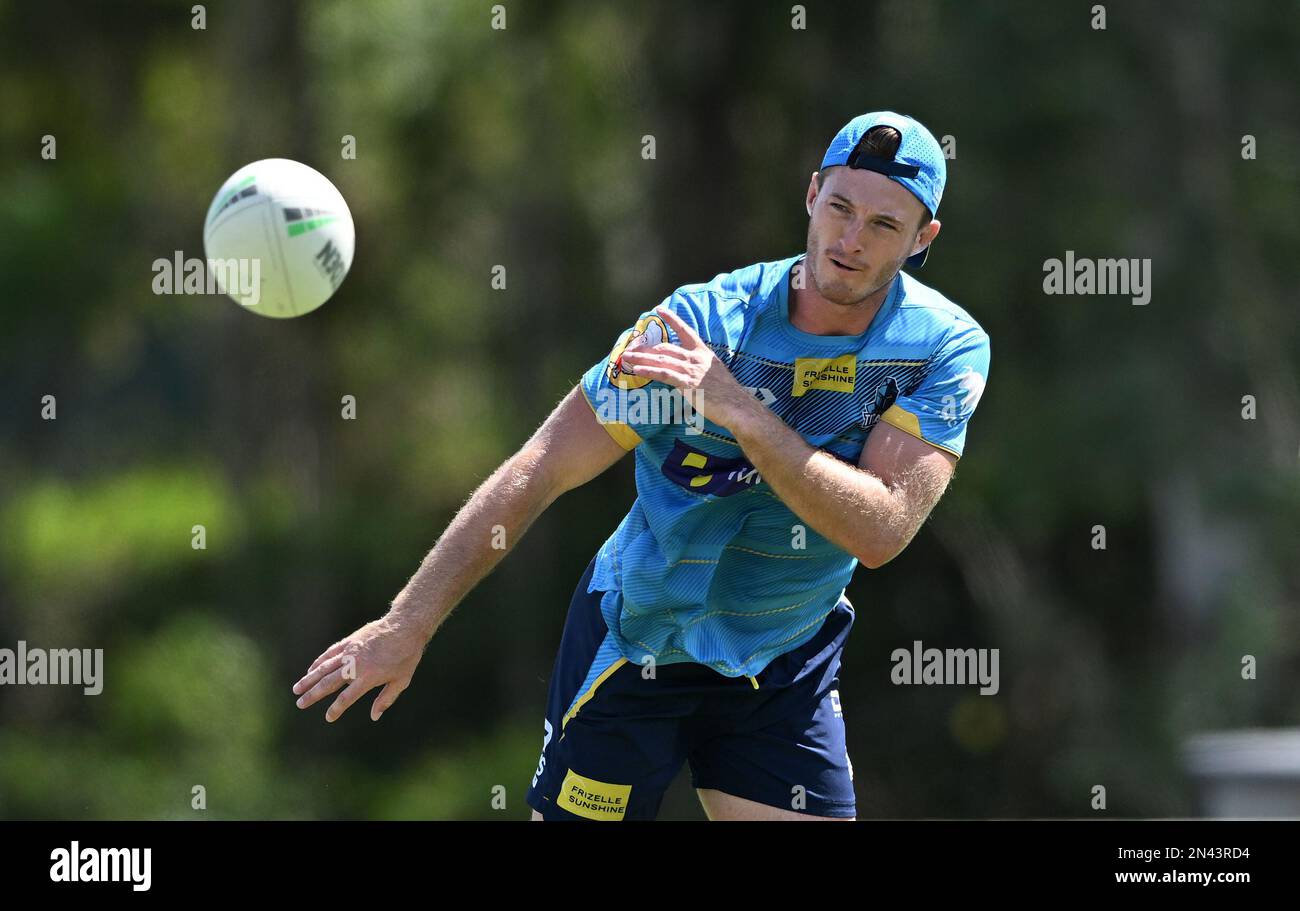 Sam Verrills during a Gold Coast Titans NRL training session at IKON ...