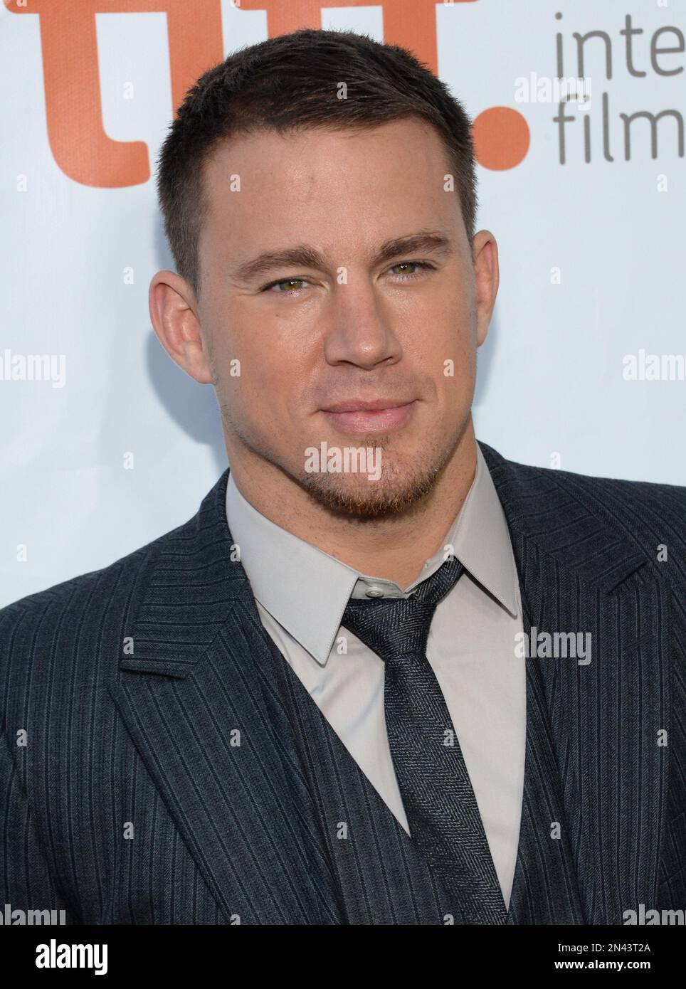 Channing Tatum attends the premiere for "Foxcatcher" on day 5 of the ...