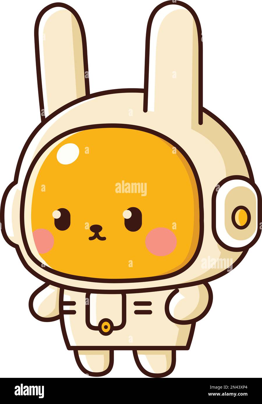 White rabbit bunny Stock Vector Images - Alamy