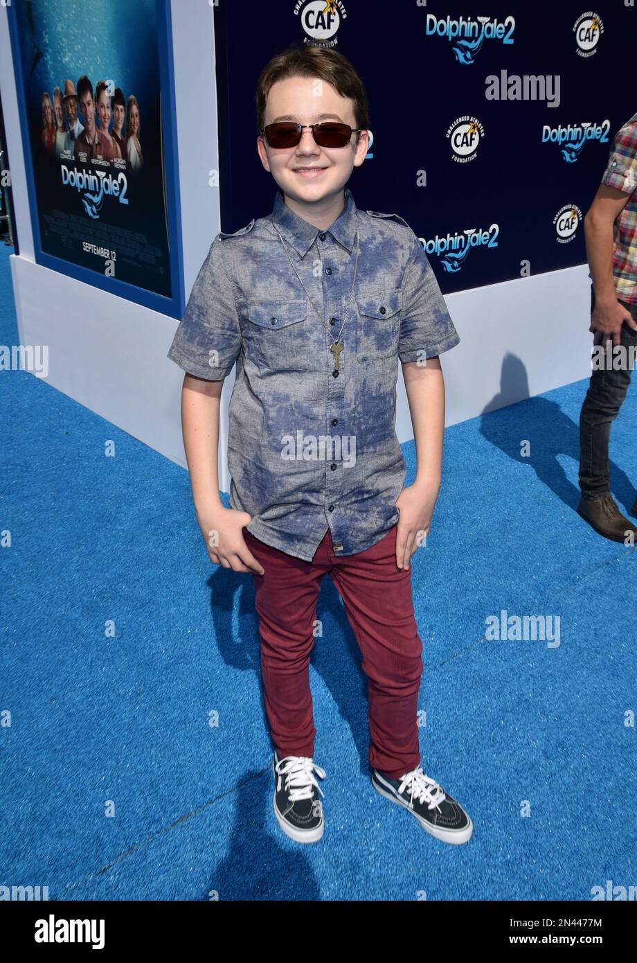 Benjamin Stockham seen at the Los Angeles Premiere of Warner Bros ...