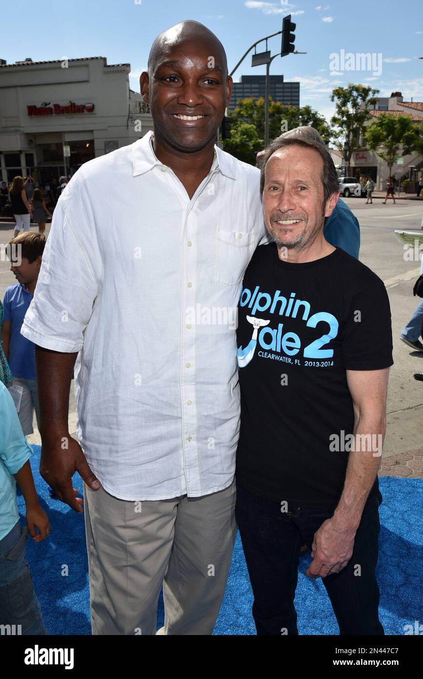 Producer Broderick Johnson, left, and Producer Richard Ingber seen at ...