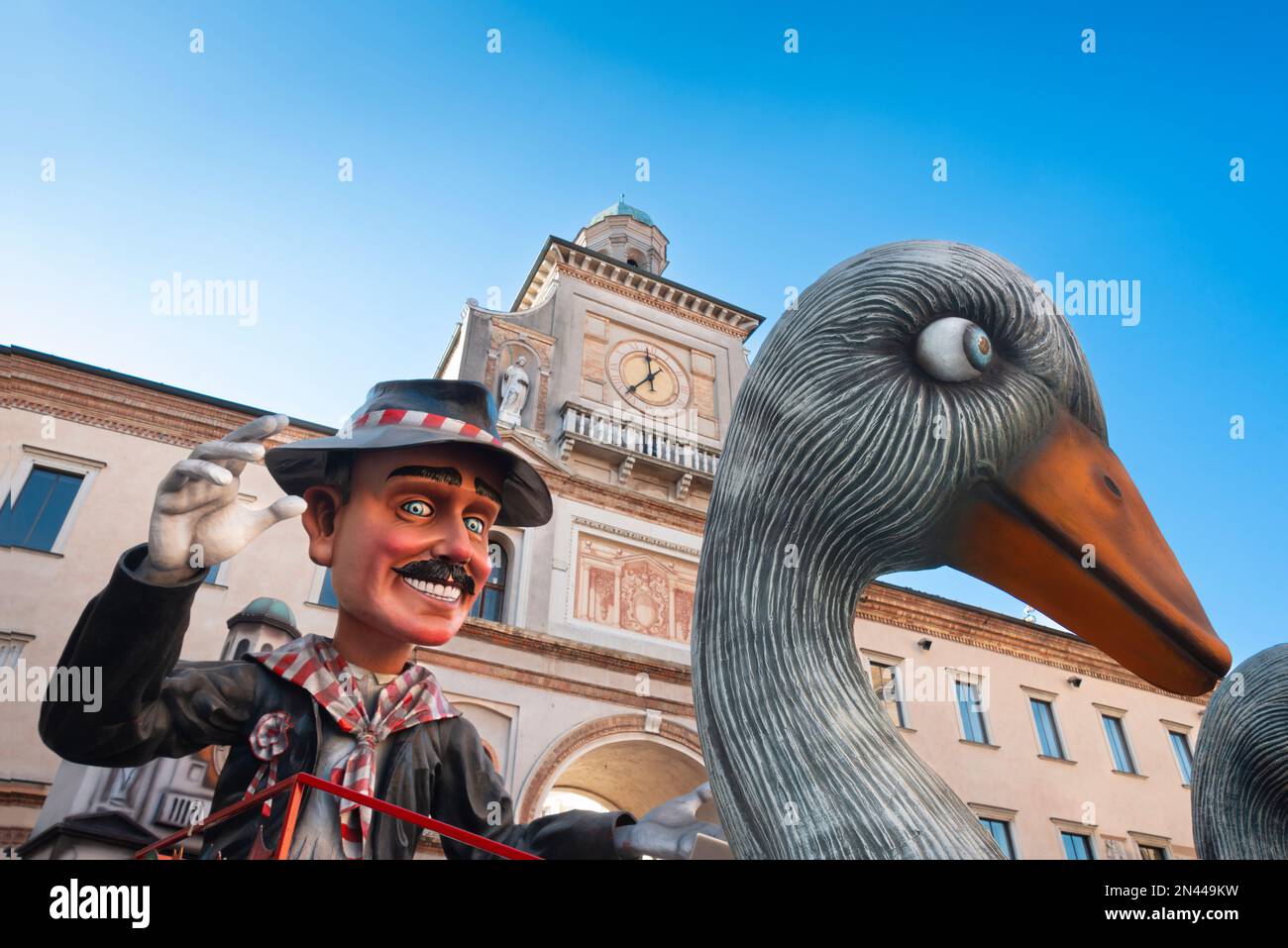 Italy, Lombardy, Crema, Carnival, Allegorical Float Gaget Typical Crema ...