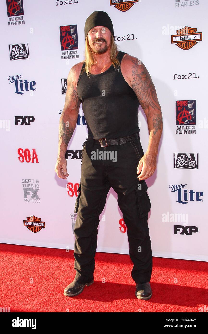 Rusty Coones attends the LA Premiere Screening of "Sons Of Anarchy" at at TCL Chinese Theatre on ...