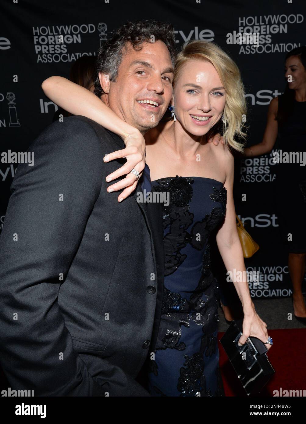 Actors Mark Ruffalo and Naomi Watts attend the Hollywood Foreign Press ...