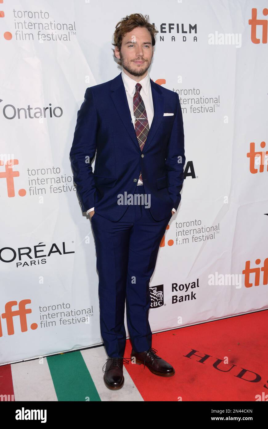 Sam Claflin arrives at the premiere of "The Riot Club" on day 3 of the ...