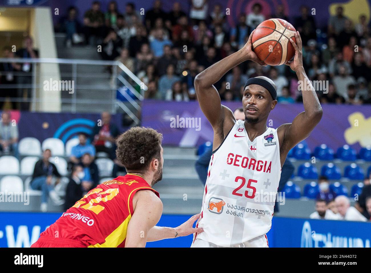 Tbilisi, Georgia, 7 September 2022. Thaddus Mcfadden of Georgia in ...
