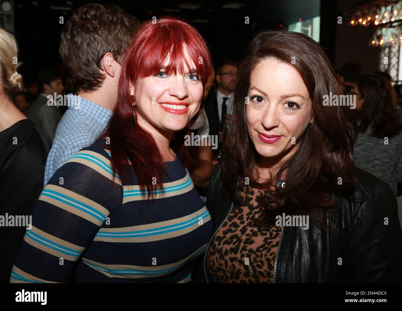 Shelly Hancock, left, and a guest attend The Hollywood Reporter ...
