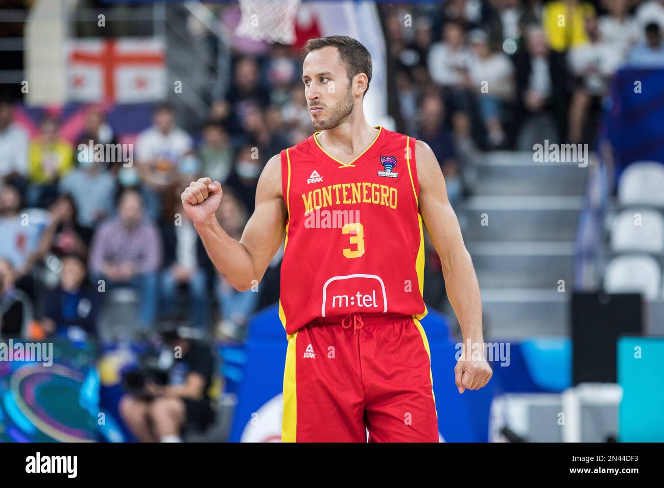 Tbilisi, Georgia, 7 September 2022. Vladimir Mihailovic of Montenegro ...